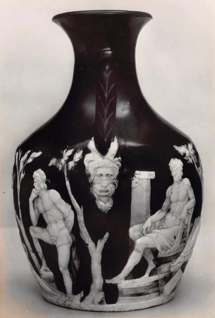 PORTLAND VASE ROMAN Empire Cameo Glass British Museum 6x4 Postcard C18 ...