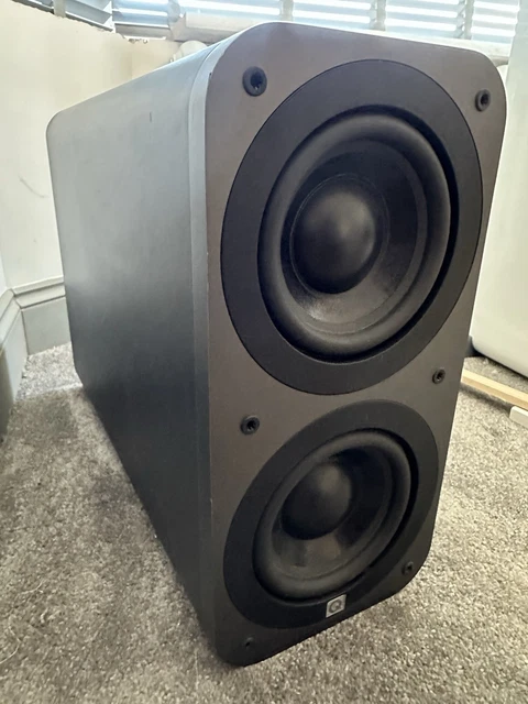 Q ACOUSTICS 3070 Matte Graphite Subwoofer. Slight Imperfections. Works ...