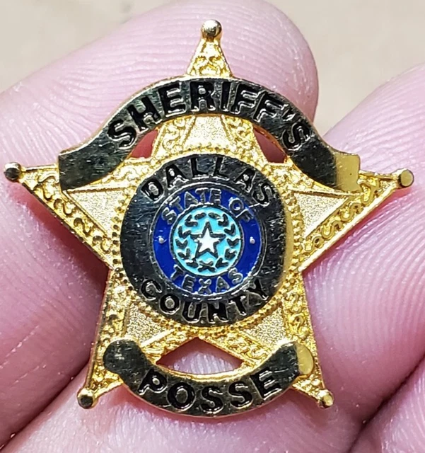 SHERIFF'S POSSE DALLAS County State of Texas Pin $42.02 - PicClick CA