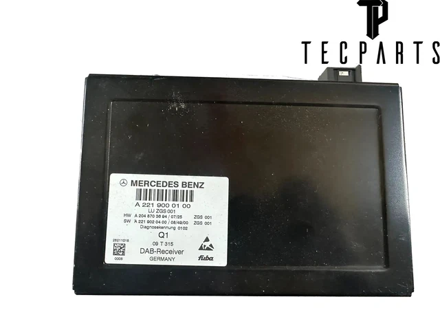 MERCEDES S W221 E Coupe W207 DAB-Modul Radio Empfänger Steuergerät ...