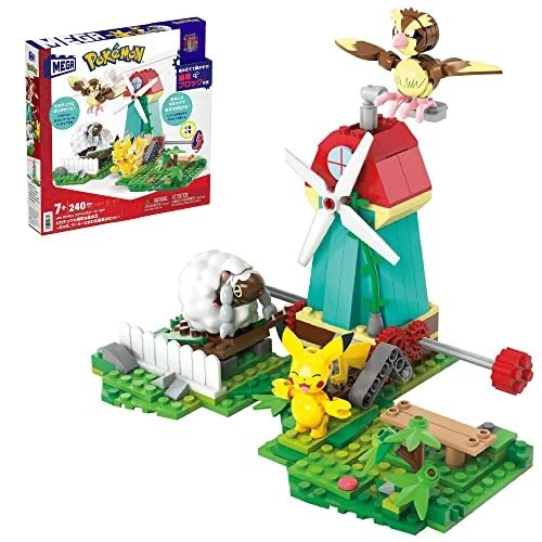 MEGA POKEMON AVVENTURA World Pikachu Poppo Wooroo 240 Pezzi HKT21 ...