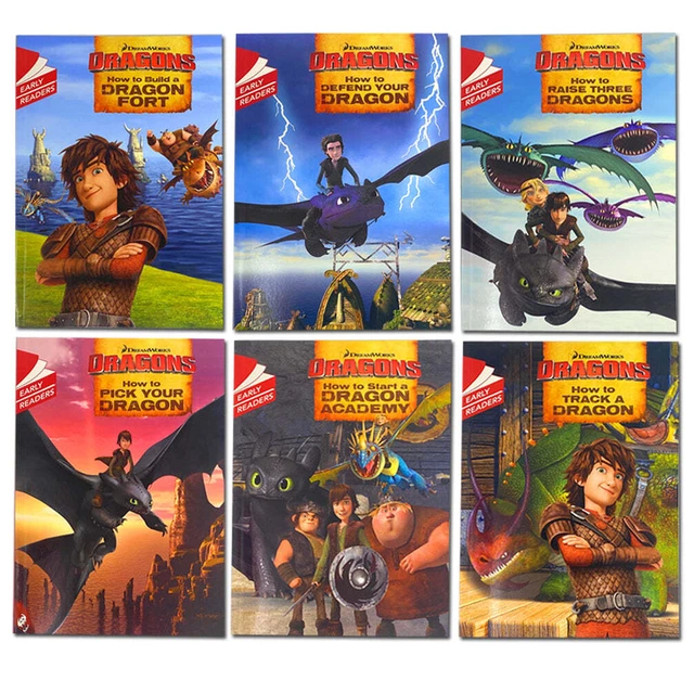 HOW TO TRAIN your Dragon DreamWorks Readers Series 6 Books Collection ...