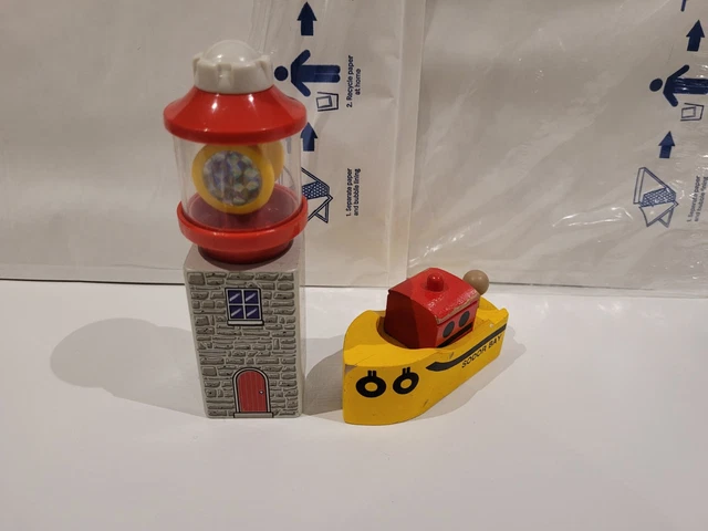 THOMAS THE TANK Engine Wooden Rare Tugboat And Lighthouse £31.92 ...