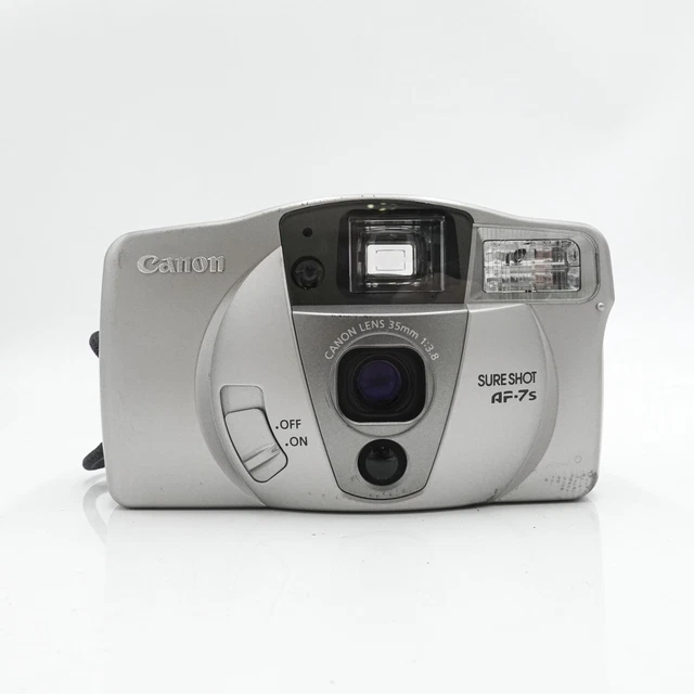 CANON SURE SHOT AF-7s / Owl Silver 35mm Compact Point & Click Film ...