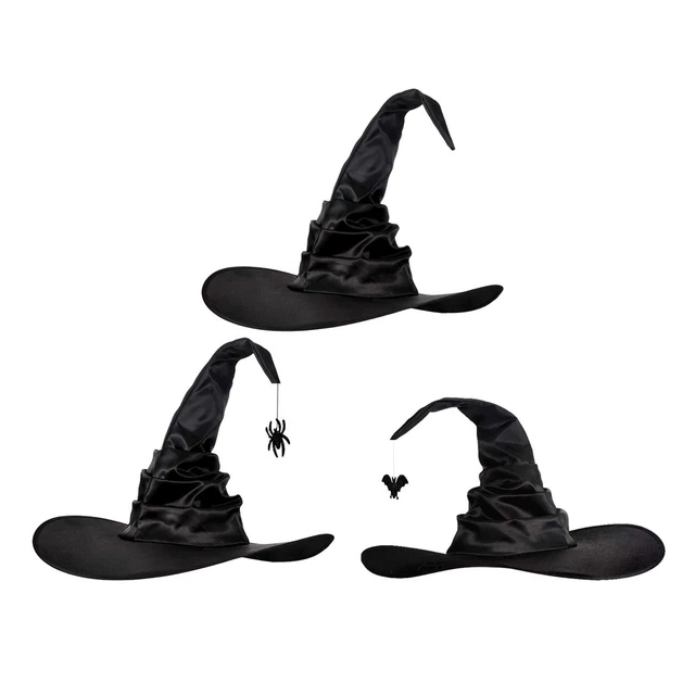 SORCERESS HAT WIZARD Headgear Character Wide Brim Women Men Hat for ...