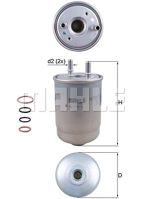 FUEL FILTER FOR RENAULT:MEGANE CC,SCÉNIC III,GRAND SCÉNIC III,MEGANE ...