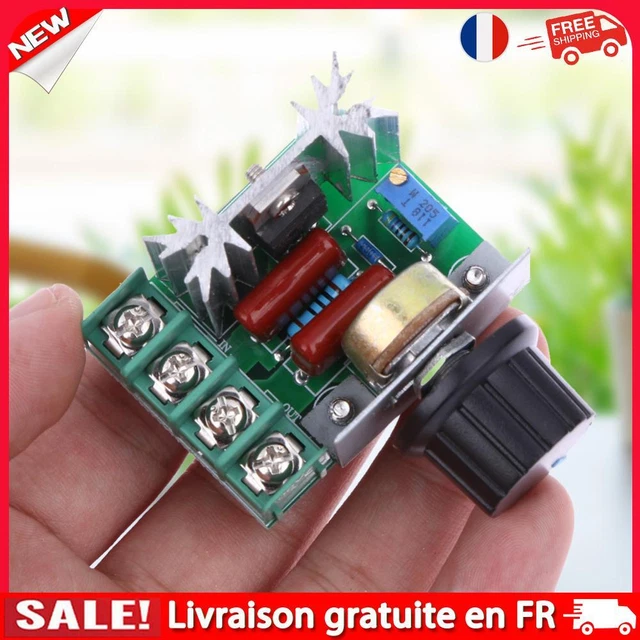 AC 220V 2000W SCR silicium régulateur électronique de tension Regulator ...