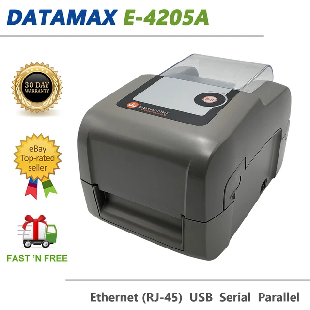 DATAMAX E-4205A E-CLASS Mark III Label Printer USB Ethernet Serial No AC Adapter £159.64 ...