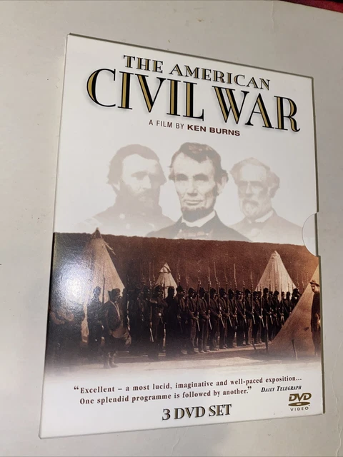 THE AMERICAN CIVIL War 3 DVD Set A Film /Documentary By Ken Burns £16. ...
