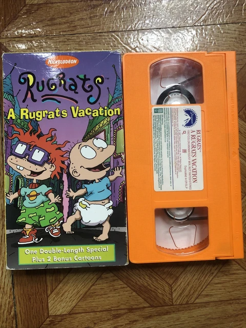 RUGRATS - A Rugrats Vacation VHS 1997 Nick Jr. Orange Tape **Buy 2 Get ...