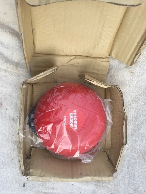 VINTAGE CHLORIDE BARDIC 24V RED Fire Alarm Bell unused in box £18.99 ...