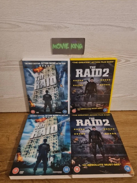 THE RAID 1 And 2 (DVD, 2014) Action Movies, Elite Swat Team [Region 2] [UK] 18 £9.99 - PicClick UK