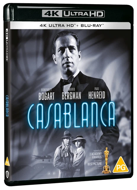 CASABLANCA (4K UHD Blu-ray) Claude Rains Paul Henreid Sydney ...