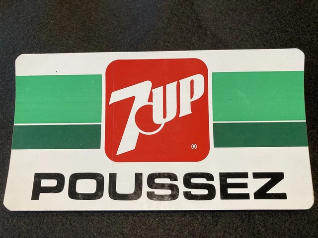RARE ORIGINAL VINTAGE 7up decal French Version $20.00 - PicClick CA