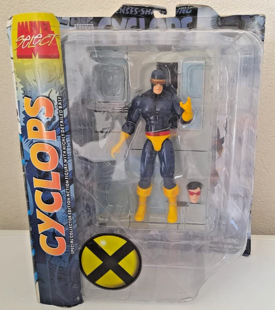ACTION FIGURE CYCLOPS X-man Marvel Select Diamond Select Toys 2010 EUR ...