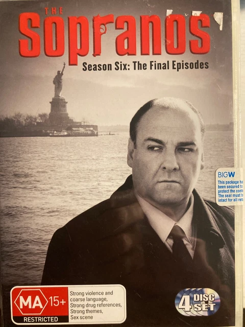 THE SOPRANOS - Season Six: The Final Episodes 4 x DVD 2007 HBO BRAND ...