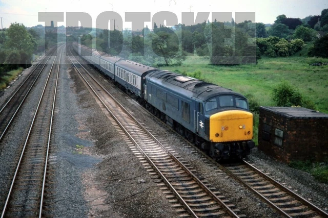 35MM SLIDE BR British Rail Diesel Loco Class 45 45105 Tupton 1985 ...
