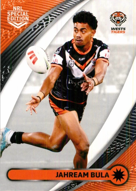 2024 WESTS TIGERS NRL TLA Special Edition Card - Jahream Bula $4.49 ...