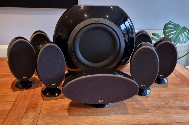 KEF HTS3001SE 7.1 Surround Satellite Speakers £400.00 - PicClick UK