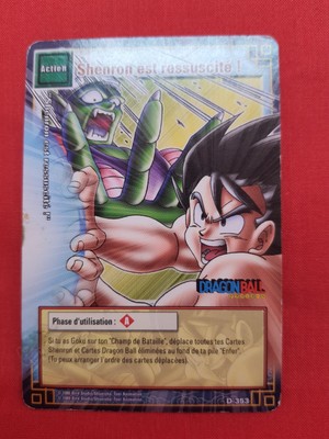 CARTE DRAGON BALL Z Dbz Toei Shueisha A1 Action Shenron Est Ressuscite ...