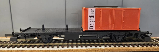 LIMA FREIGHTLINER CONTAINER Wagon & 1 20ft Container - 00 Gauge £10.00 ...