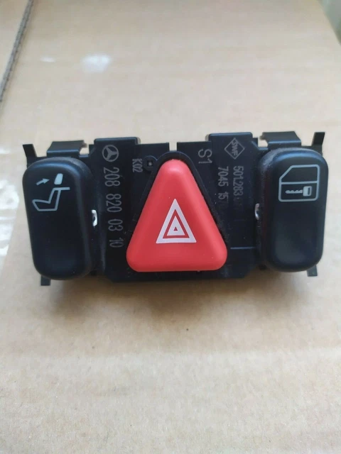 MERCEDES ESPRIT W202 W208 W210 switch warning indicator 208 820 03 10 £ ...