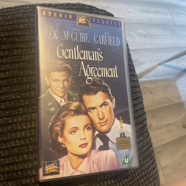 GENTLEMANS AGREEMENT GREGORY Peck Dorothy McGuire VHS Video £5.40 ...