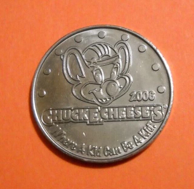 CHUCK E CHEESE collectors token 2006 coin Birthday Party Over The Hedge ...