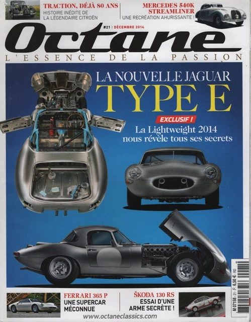 OCTANE 21 FORD Gt40 Skoda 130 Rs Ferrari 330 Gts 365 P Jaguar Type E ...