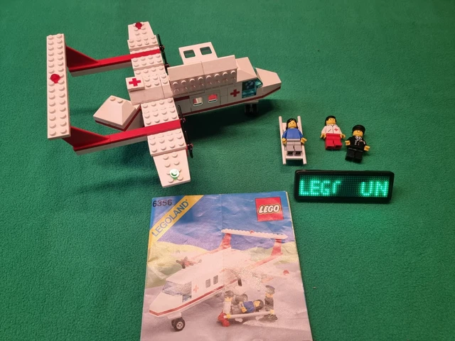 LEGOLAND® 6356 AEREO di soccorso + OBA / aereo di soccorso + inst city ...