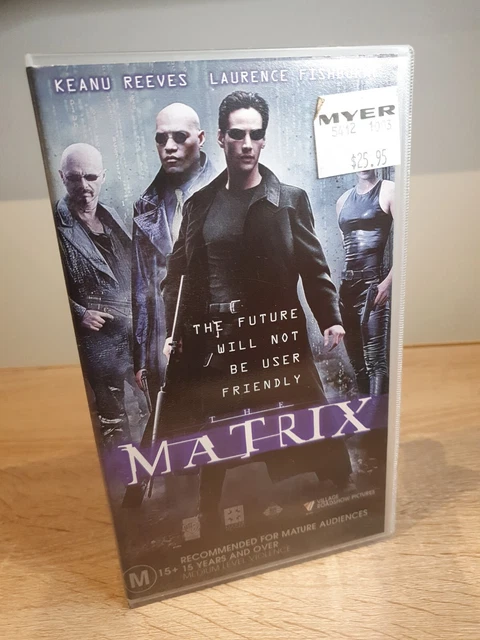 THE MATRIX VHS Video Tape Keanu Reaves Sci-Fi Action Movie Vintage $15. ...
