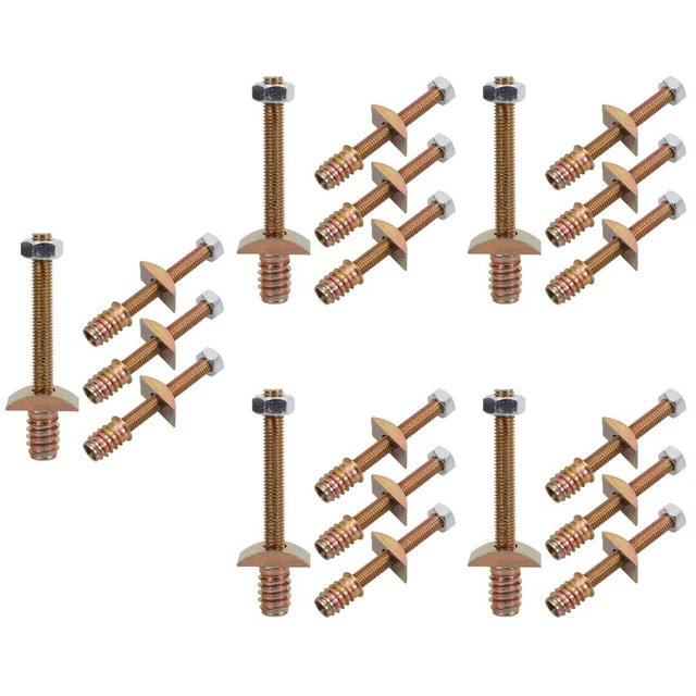 20 SETS OF Benchtop Countertop Drawbolt Furniture Joint Fastener £35.95 ...