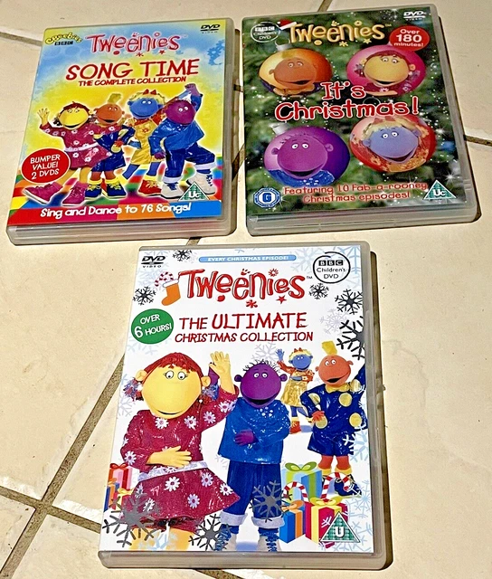 TWEENIES X3 DVDS Song Time, Its Christmas & The Ultimate Christmas ...