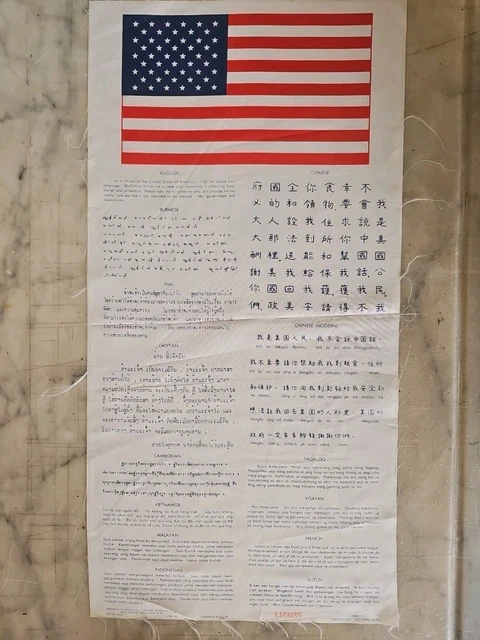 BLOOD CHIT USAF Viet Nam 1961 - Pilote Avion B52 Phantom F4 EUR 70,00 ...