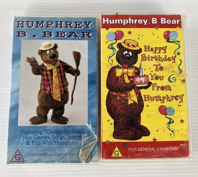 HUMPHREY B BEAR VHS Tapes 1990s Tv Kids Children Show Rating G in Fair ...