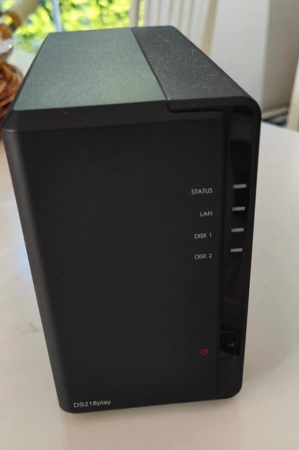 SYNOLOGY DISKSTATION DS218PLAY NAS-Server Gehäuse - 2 Bay, Schwarz EUR 1,00 - PicClick DE