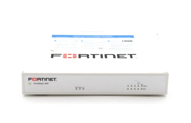 FORTINET FORTIGATE 40F Network Security Firewall P/N: FG-40F Tested ...