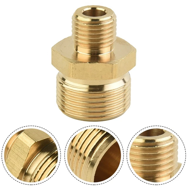 CONNECTEUR EN LAITON mâle vers G14 facile à installer M22 x 15 mm pour tuyau i EUR 8,36 ...