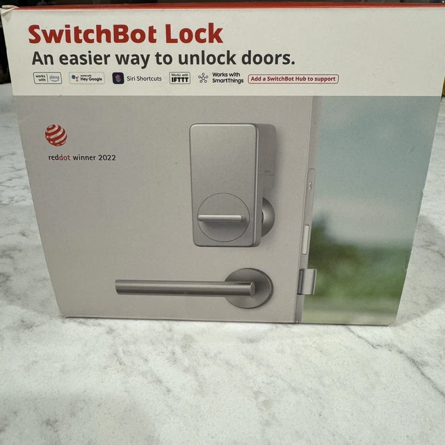 SWITCHBOT SMART LOCK, Bluetooth Electronic Deadbolt, Keyless Entry Door ...