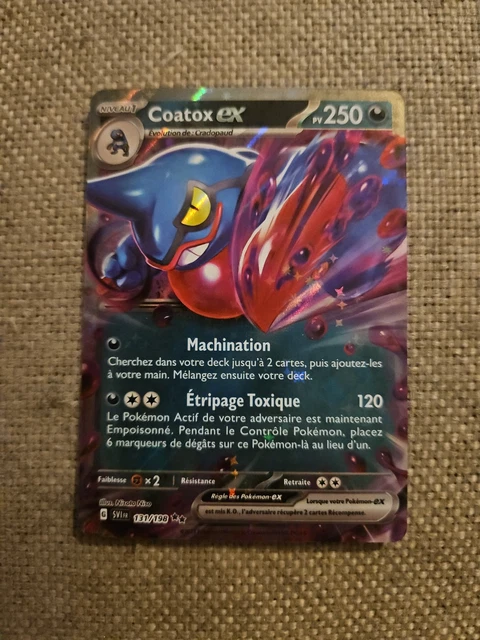 CARTE POKÉMON COATOX Ex 131/198 - Écarlate et Violet de Base - FR EUR 2,00 - PicClick FR