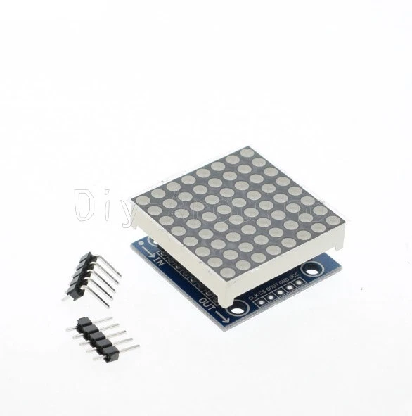 DOT MATRIX MAX7219 Modules MCU Control Module DIY Kit Set for Arduino ...