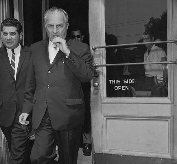 NEW ORLEANS REPUTED rackets kingpin Carlos Marcello glowered p- 1961 ...