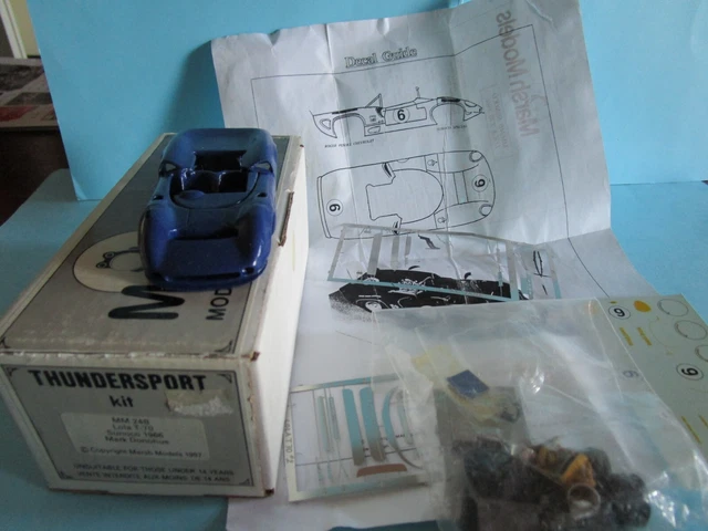 MARSH MODELS KIT à monter LOLA T70 SUNOCO DONOHUE CAN-AM 1966 1/43° EUR ...