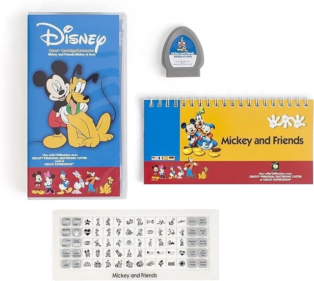 DISNEY CRICUT CARTRIDGE Mickey Mouse and Friends Set Layers Shadows ...