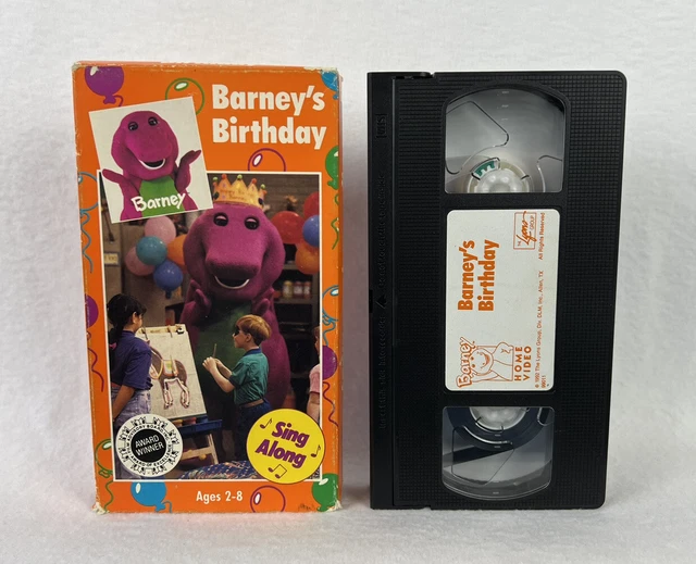 BARNEY VHS - Barney's Birthday (VHS, 1992) EUR 4,44 - PicClick FR