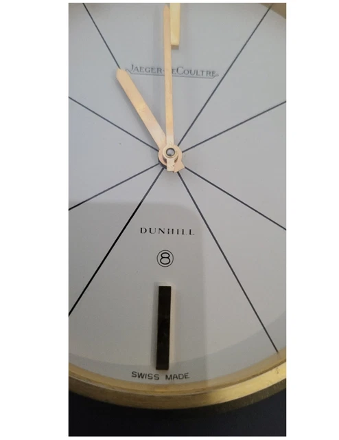 JAEGER-LECOULTRE POUR DUNHILL Horloge Mécanique De Bureau 8 Jours ...