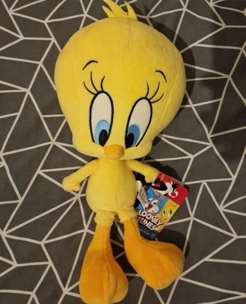 LOONEY TUNES BOOTS Tweety Pie Bird Warner Bros Cartoon Beanie Plush ...