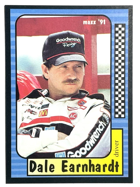 HALL OF FAMER DALE EARNHARDT SR 1991 Maxx NASCAR carte de course #3 EUR ...
