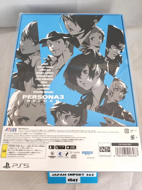 PS5 PERSONA 3 RELOAD LIMITED BOX 2024 Original Sound Track Japan ...