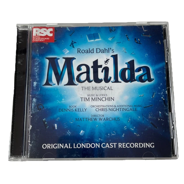 MATILDA MUSICAL CD Soundtrack Original London Cast Theatre Music ...